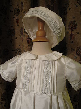 Boy's Christening Romper 'oliver' By Little Doves | notonthehighstreet.com