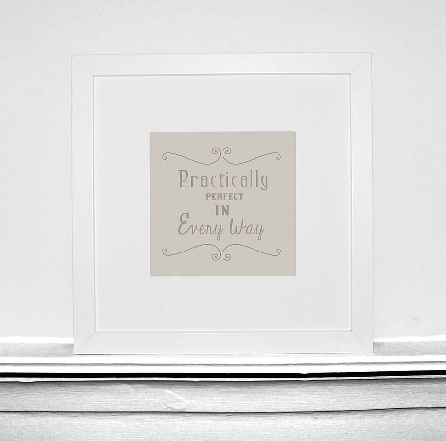 practically perfect print by leonora hammond | notonthehighstreet.com