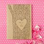 Personalised Tree Trunk Card By So Close | notonthehighstreet.com