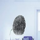 Fingerprint Wall Sticker By Zazous | notonthehighstreet.com