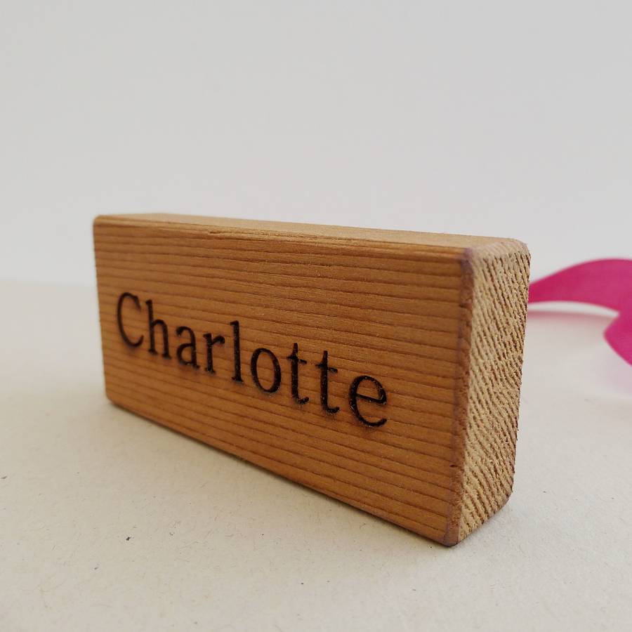 personalised wooden place names by edgeinspired | notonthehighstreet.com