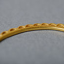 Scalloped Bangle By Leila Swift | notonthehighstreet.com