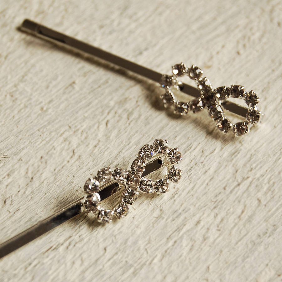 Set Of Two Eternity Hair Slides By Highland Angel | notonthehighstreet.com