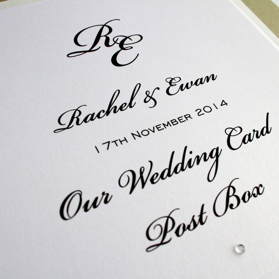 Personalised Monogram Post Box By Natalie Ryan Design ...