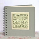 Bridesmaid Keepsake Memories Book By Chapel Cards | notonthehighstreet.com