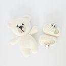 hand crafted baby first teddy bear by attic | notonthehighstreet.com