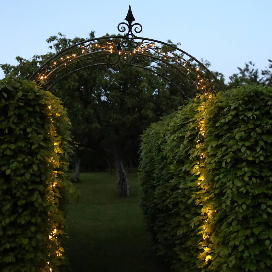 outdoor battery pin lights by red lilly | notonthehighstreet.com