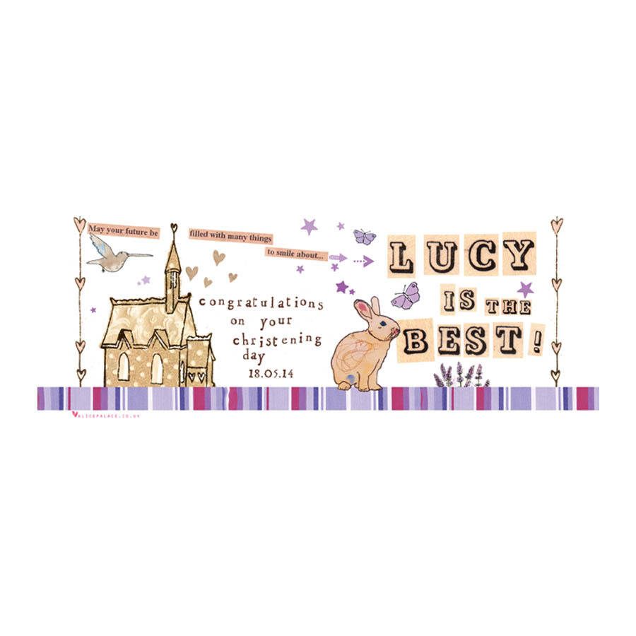 personalised christening mug by alice palace | notonthehighstreet.com