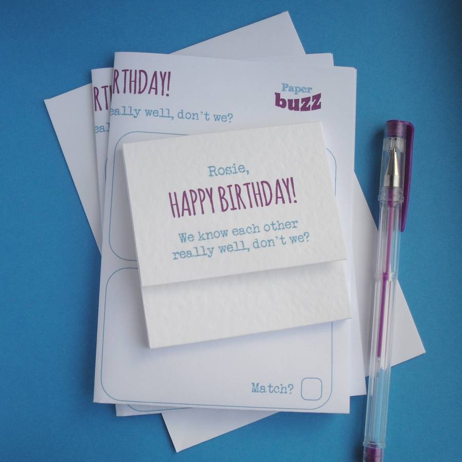 Personalised 'Mr And Mrs' Style Birthday Card By Southside Pinatas ...