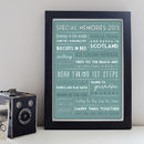 memory print by little pieces | notonthehighstreet.com