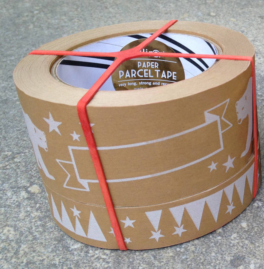 Festive Parcel Tapes By Lollipop Designs Notonthehighstreet festive-parcel-tapes-by-lollipop-designs-notonthehighstreet