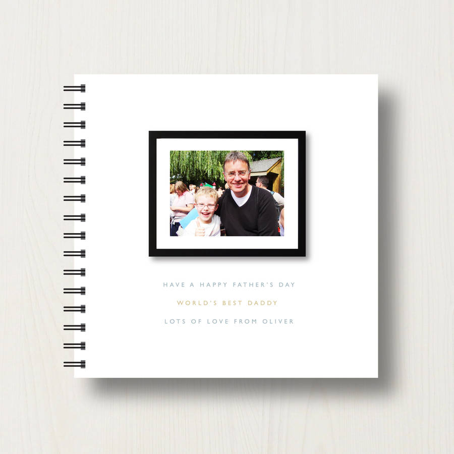 Personalised Dad Memory Book Or Album By Designed | notonthehighstreet.com