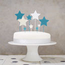 Star Cake Topper Set By Sophia Victoria Joy | notonthehighstreet.com