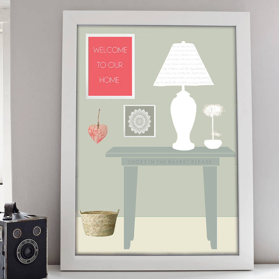 Personalised Room Print By Little Pieces | notonthehighstreet.com