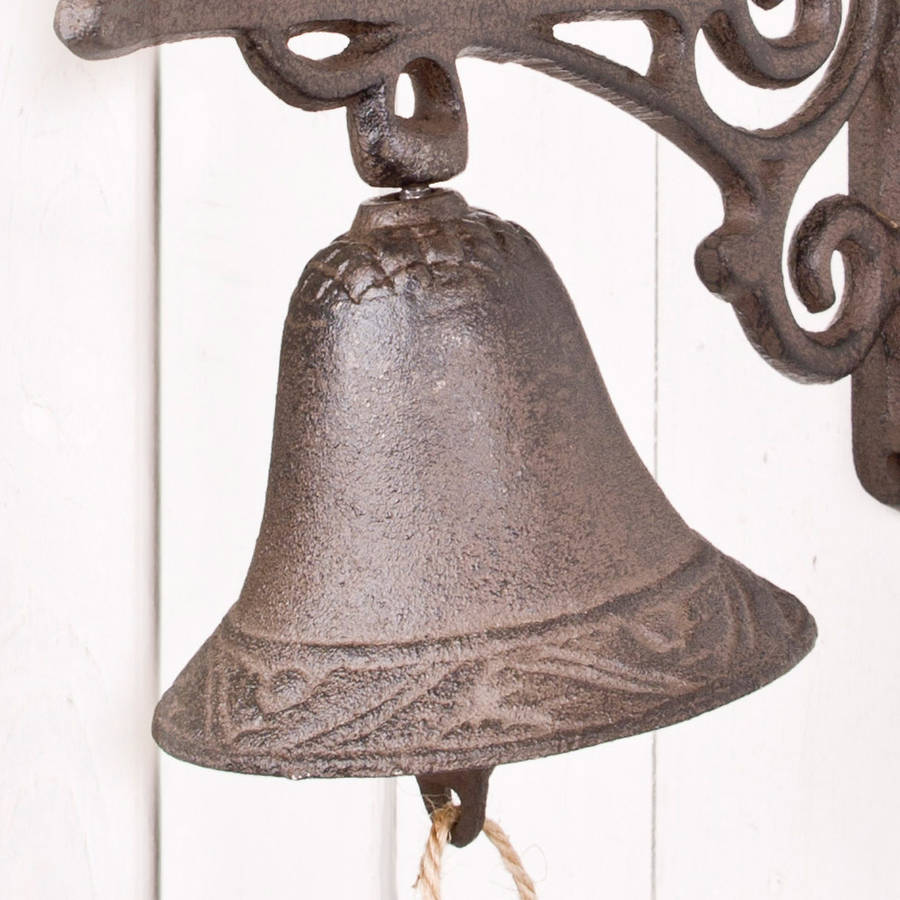 stag cast iron door bell by dibor | notonthehighstreet.com
