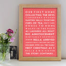 Personalised Memories Print By Little Pieces | notonthehighstreet.com