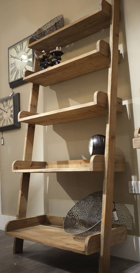 handmade lean to shelf unit reclaimed aged wood by cambrewood ...