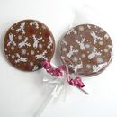 Christmas Chocolate Lollies, Set Of 10 By Cocoapod Chocolates ...