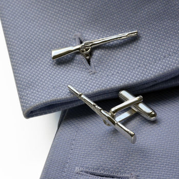 shotguns cufflinks in sterling silver by simon kemp jewellers ...
