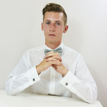 Computer Circuit Board Sterling Silver Cufflinks By Hepburn & Hughes ...