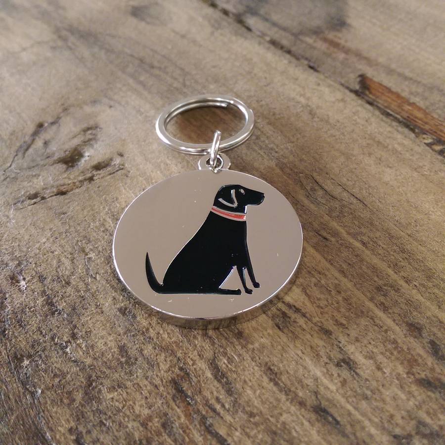 black labrador id name tag by sweet william designs ...