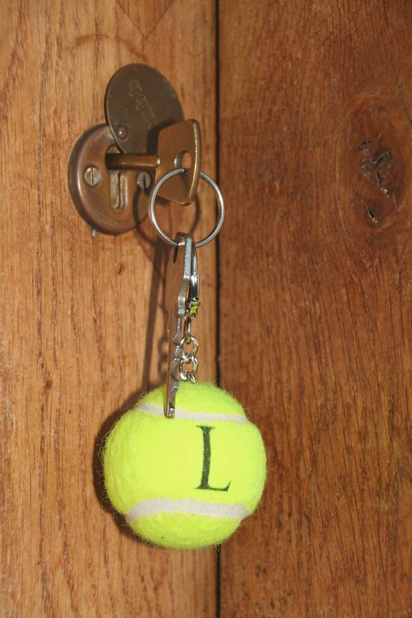 Personalised Tennis Ball Keyring By Price Of Bath | notonthehighstreet.com