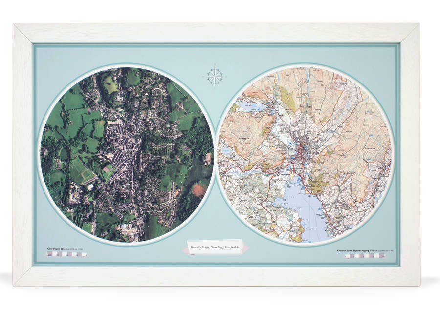 Personalised Double Map By HELLO LOVELY