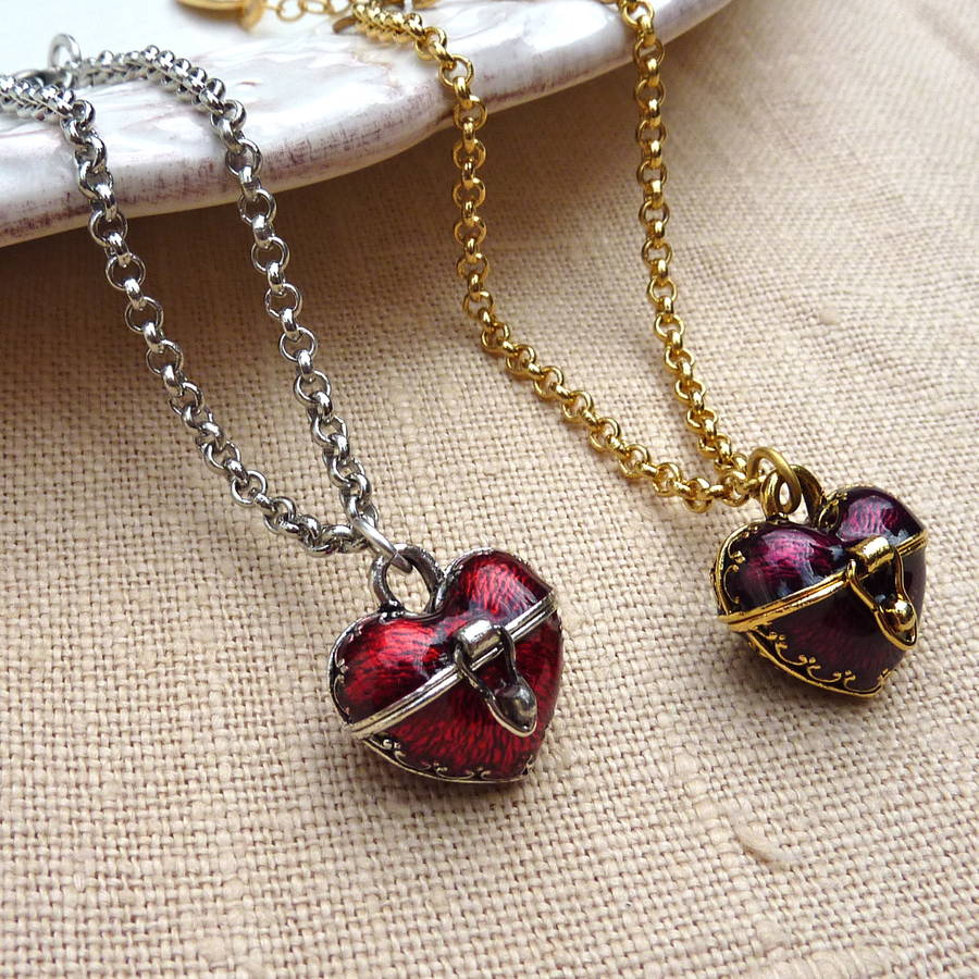 heart amulet locket pendant by jamie london | notonthehighstreet.com