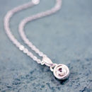 small gemstone necklace by j&s jewellery | notonthehighstreet.com