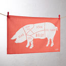 Butcher's Meat Cuts Kitchen Apron By Coconutgrass | notonthehighstreet.com
