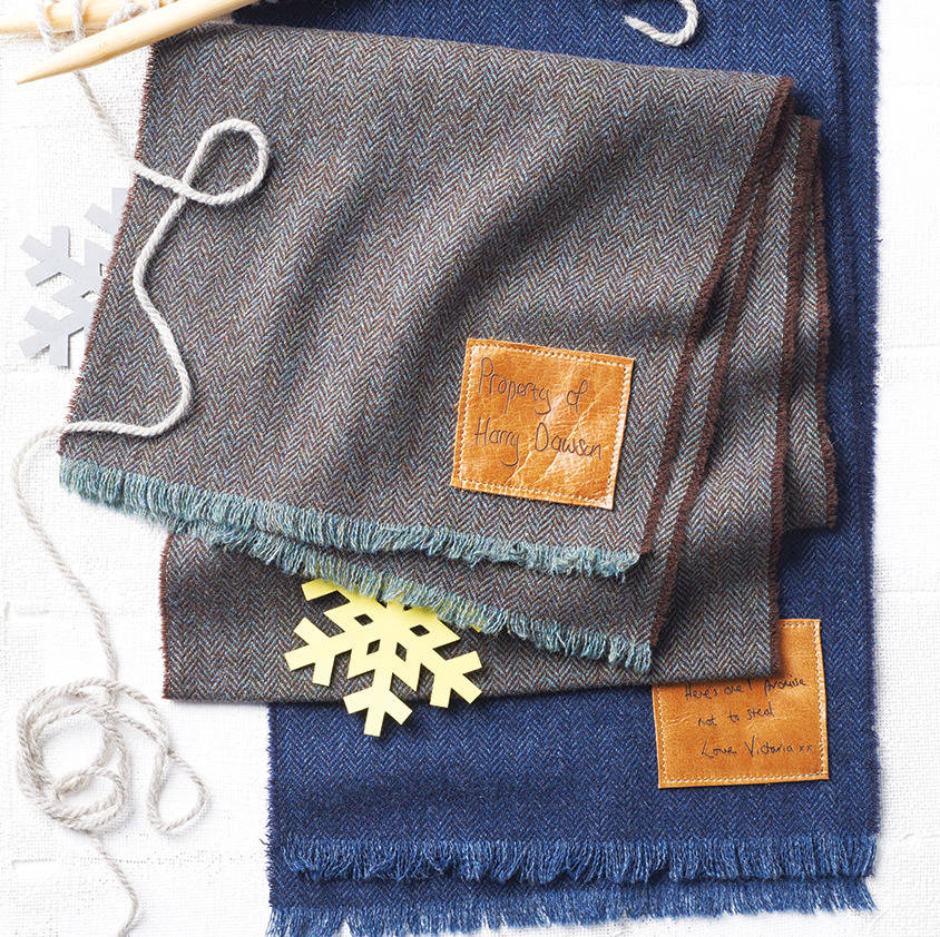 Lambswool Scarf With Handwritten Message By Stabo | notonthehighstreet.com