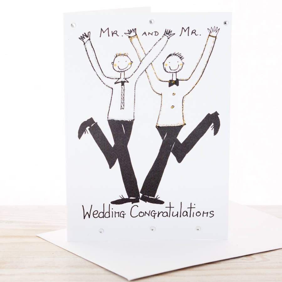Handmade Personalised Civil Ceremony Wedding Card By All Things