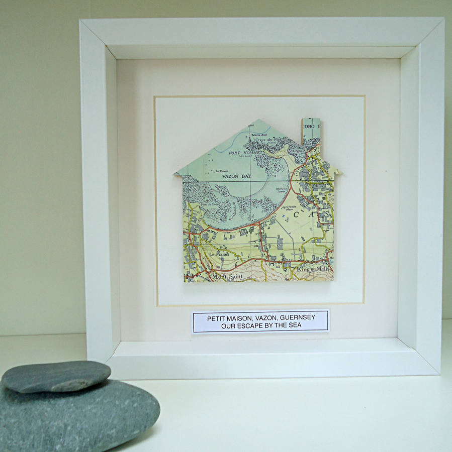 personalised home map picture by little bird designs ...
