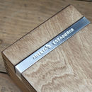 personalised wooden trinket box by warner's end | notonthehighstreet.com