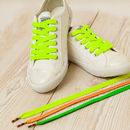 Three Pairs Of Neon Shoelaces By Aces Laces | notonthehighstreet.com