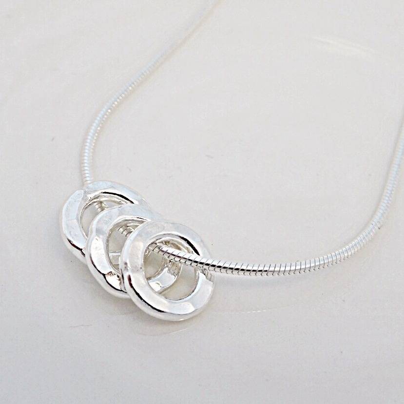 30th birthday silver rings necklace by sophie jones jewellery ...