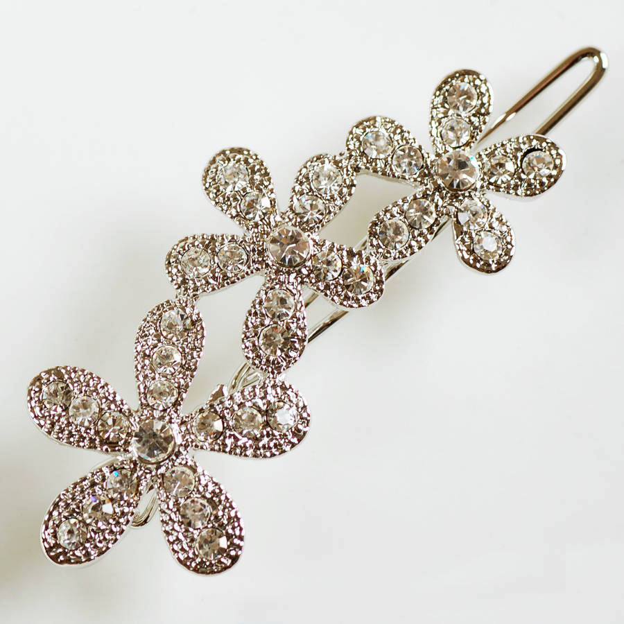 dainty flower hair slide by highland angel | notonthehighstreet.com