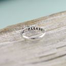 personalised secret script ring by posh totty designs ...