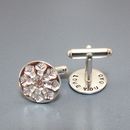 Personalised Silver Snowflake Cufflinks By Ali Bali Jewellery ...