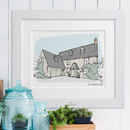 Colour House Portrait By Letterfest | notonthehighstreet.com