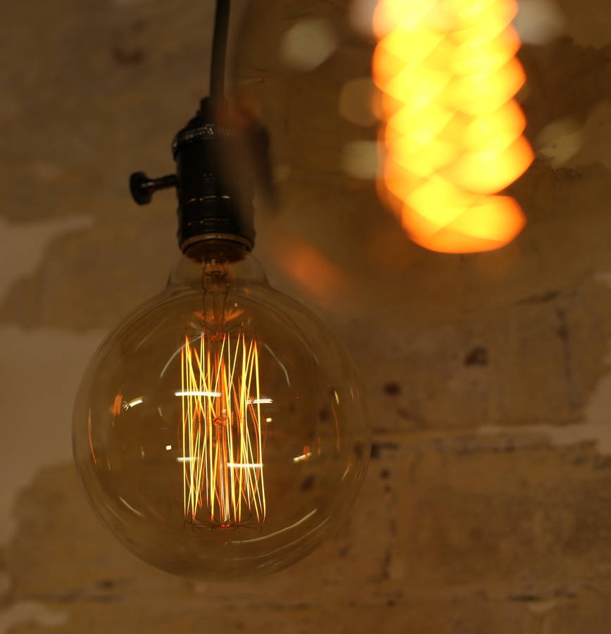 Globe Edison Vintage Style Light Bulb 40 W E27 B22 By William & Watson ...