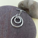 Silver Circle T Bar Bracelet By Sarah Dorans Jewellery ...