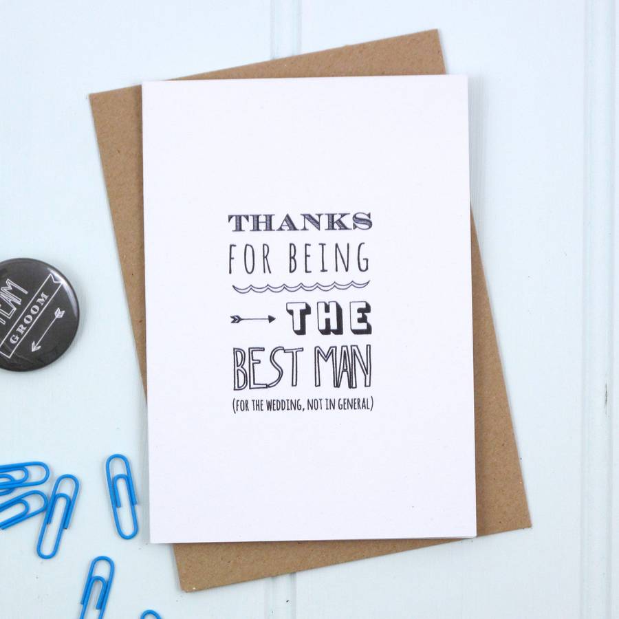Thank You Card Ideas For Men