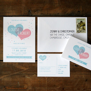 feel good wedding invitations - products | notonthehighstreet.com