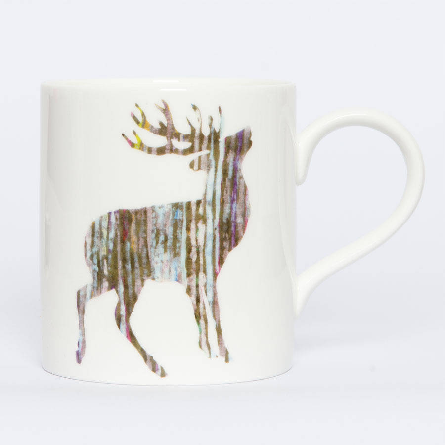 Single Stag Mug By Chloe Gardner