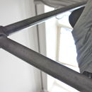 Riley Threaded Dark Steel Freestanding Clothes Rail By Urban Grain ...