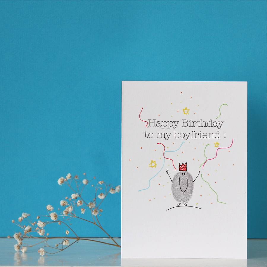 Boyfriend Birthday Card By Adam Regester Design Boyfriend Birthday Card By Adam Regester Design