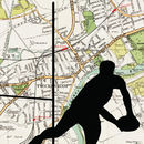 personalised rugby map print by atlas & i | notonthehighstreet.com