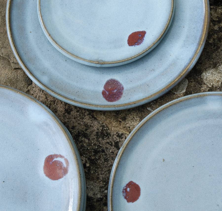 hand thrown plate by tythegston pottery - designed by joanna howells ...