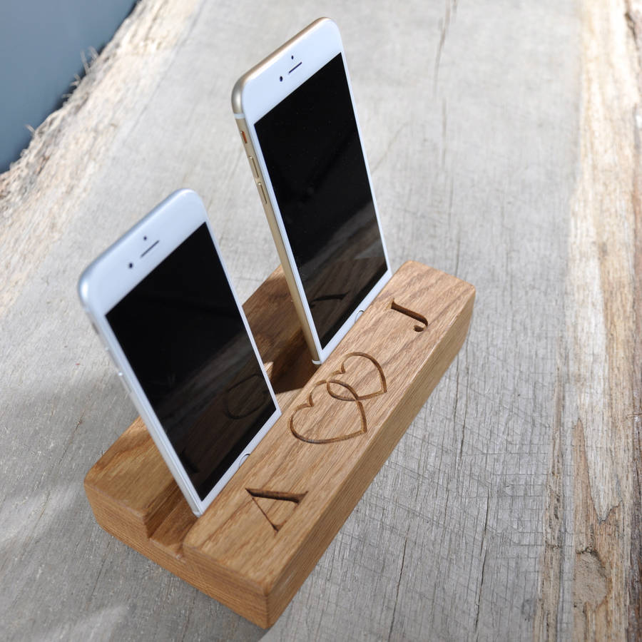 Romantic Double Phone Stand By The Oak & Rope Company ...